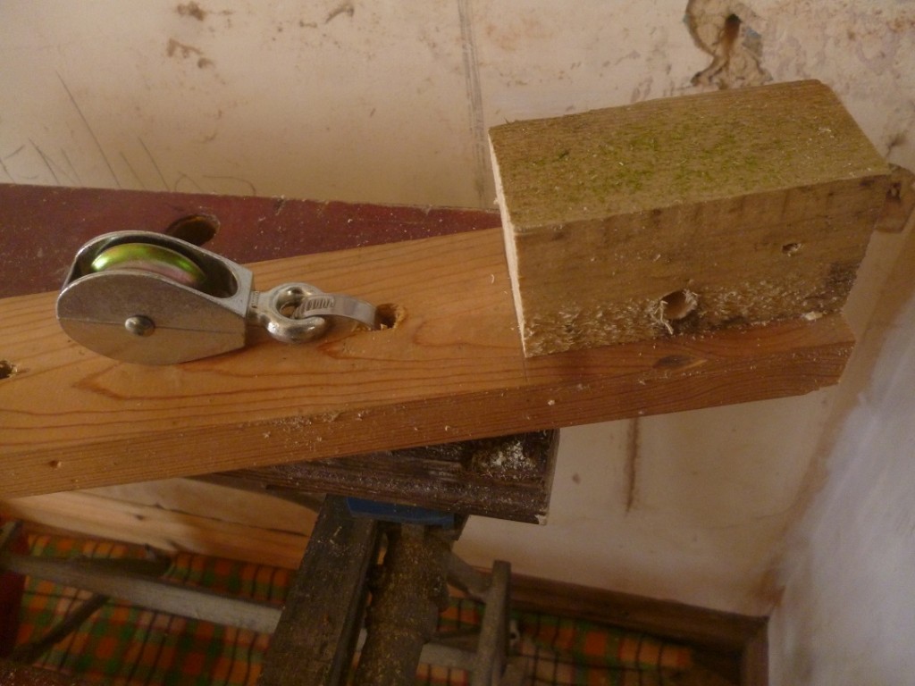 Making a rope and pulley tiller board – Woodland Ways Blog – Bushcraft ...