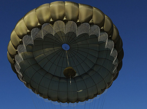 Putting up a Parachute as a Shelter – Woodland Ways Blog – Bushcraft ...